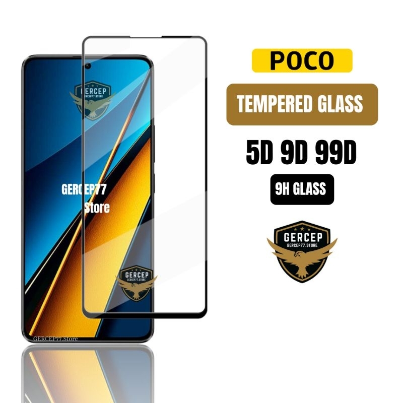 Jual Tempered Glass 9D Full Layar Xiaomi Poco X5 5G X5 Pro 5G X4 Nfc X4 Pro 5G X3 X3 Gt X3 Nfc ...