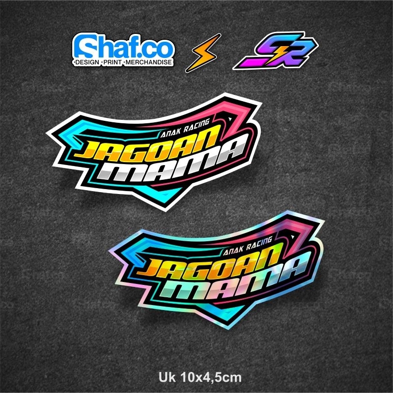 Jual STICKER JAGOAN MAMA // VINYL HOLOGRAM // STIKER // RACING | Shopee ...