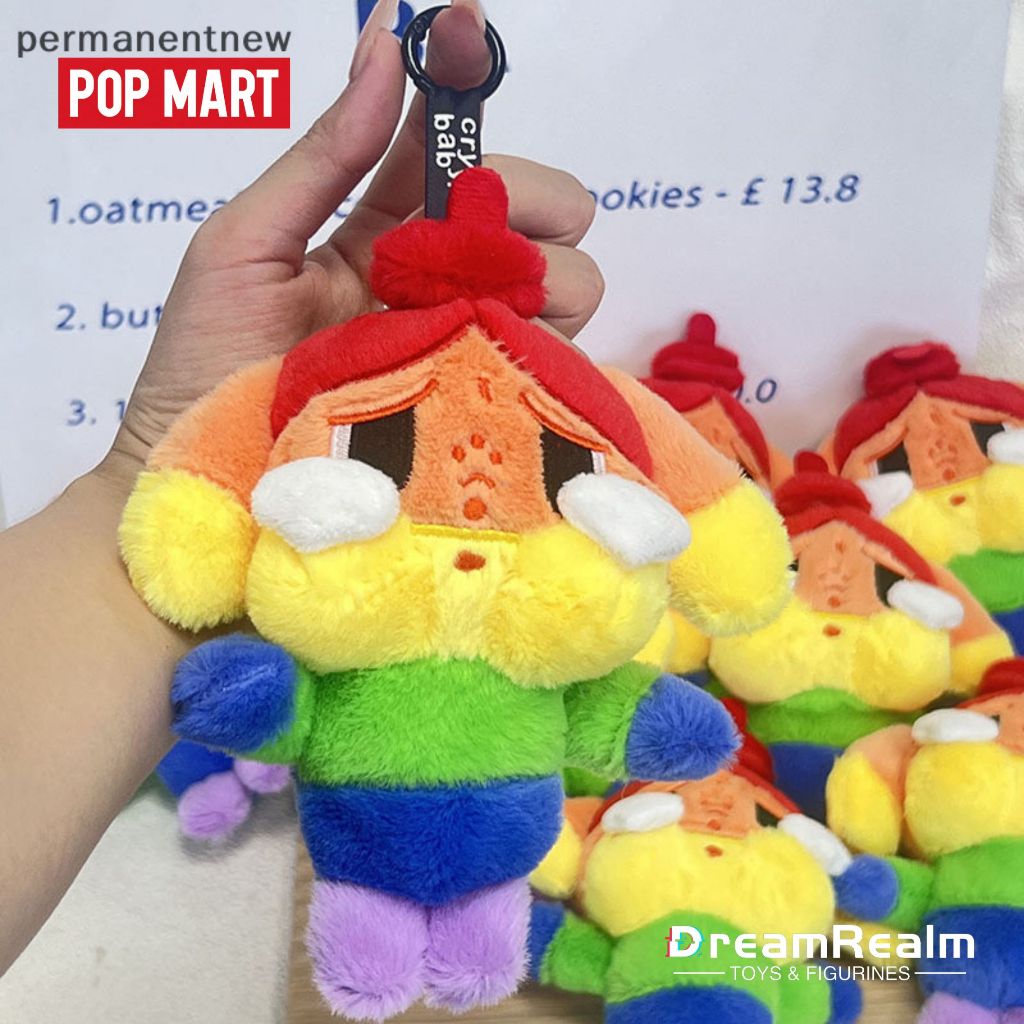 Jual Cute Pop Mart Plush Toy Rain Crybaby Stuffed Doll Pendant Cartoon ...