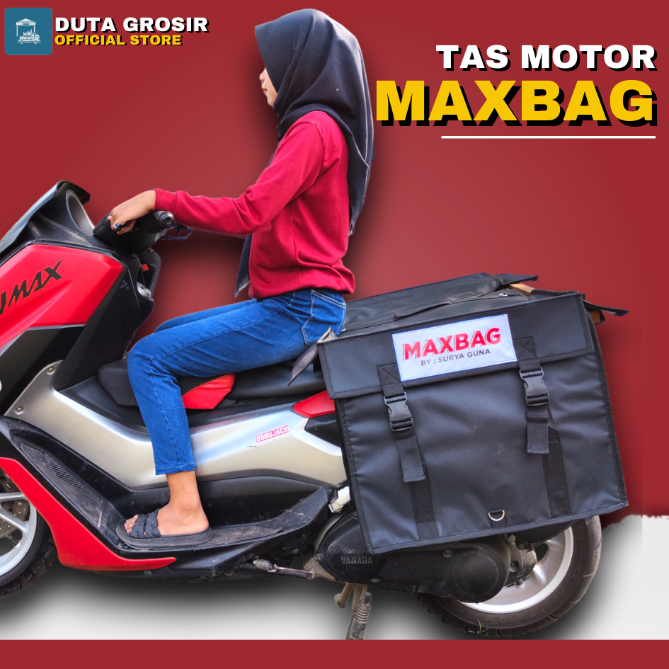 Jual Jual Tas kurir motor tas ronjot MAXBAG dengan SIDE BAG YANG LEBAR ...
