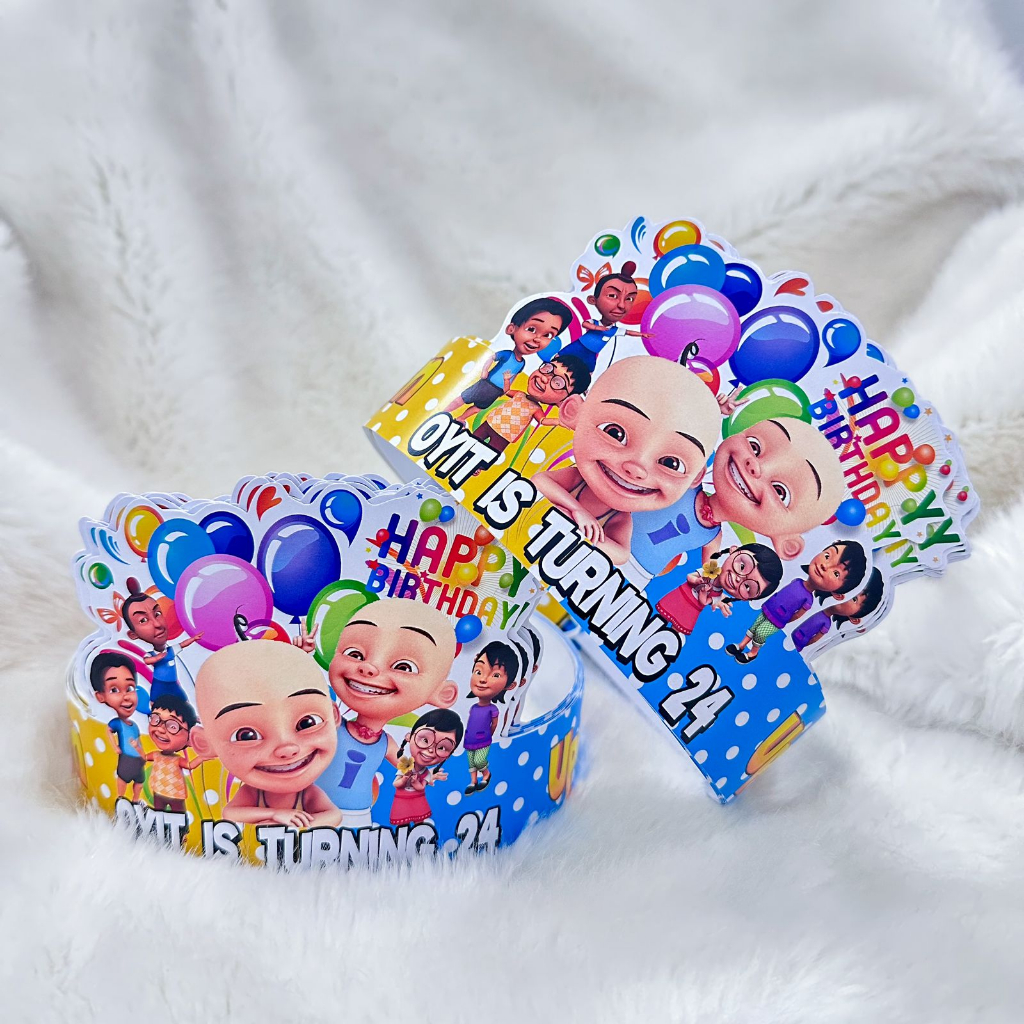 Jual Upin Ipin Party Topi Ulang Tahun Anak / Hiasan Kepala Birthday ...