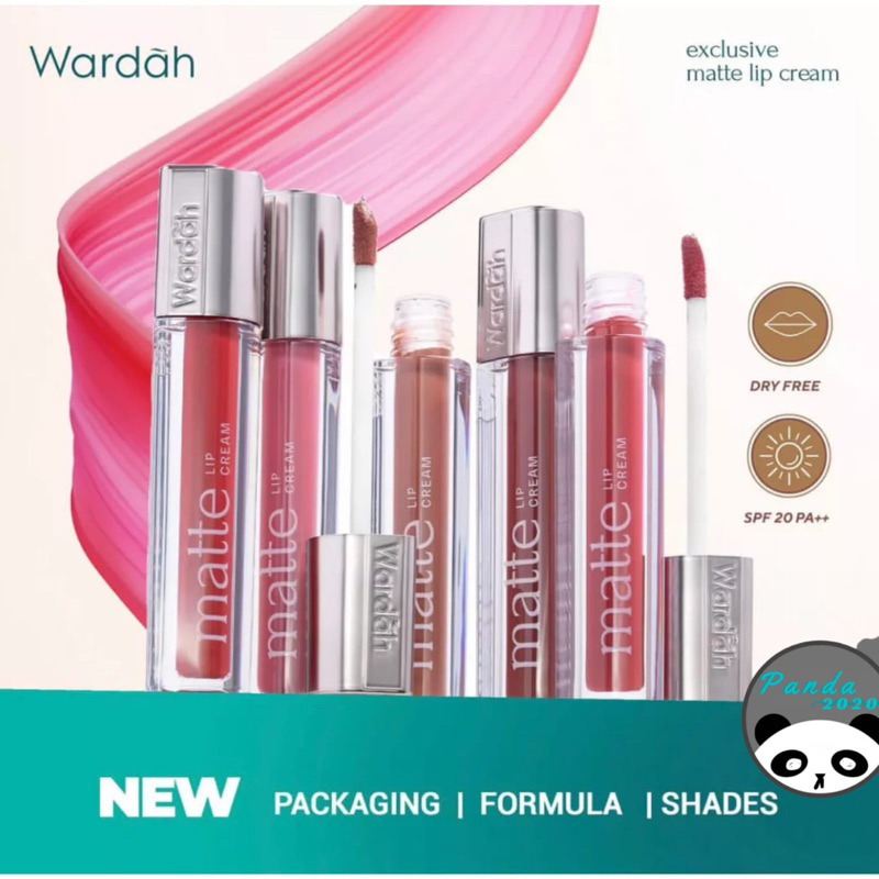 Jual Wardah Exclusive Matte Lip Cream New Packaging | Shopee Indonesia