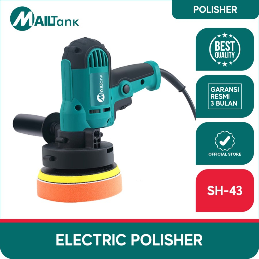Jual MESIN POLES MOBIL 5" / ALAT POLES MOTOR / CAR POLISHER MAILTANK SH-43 | Shopee Indonesia