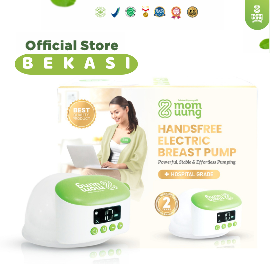 Jual MOM UUNG HANDS FREE BREAST PUMP / POMPA ASI PORTABLE WIRELESS DUAL MODE PIJAT HISAP ...