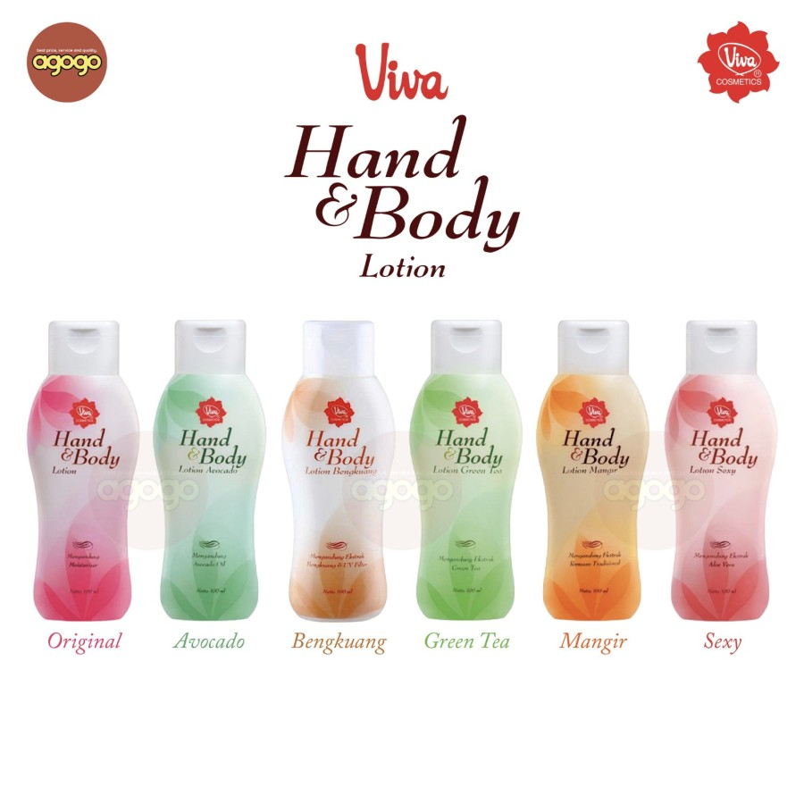 Jual VIVA HAND & BODY LOTION 100ML BPOM - LOTION VIVA | Shopee Indonesia