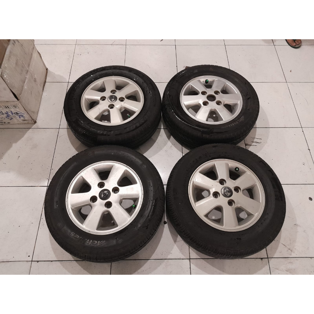 Jual Velg Oem Copotan Mobil Avanza G Ring 14x5 Pcd 4x114 Ban 185 70 R14 Murah Pnp Xenia | Shopee ...
