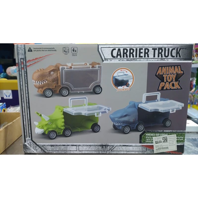 Jual Animal Toy Pack Carrier Truck Mobil Dino Muat Dinosaurus | Shopee ...