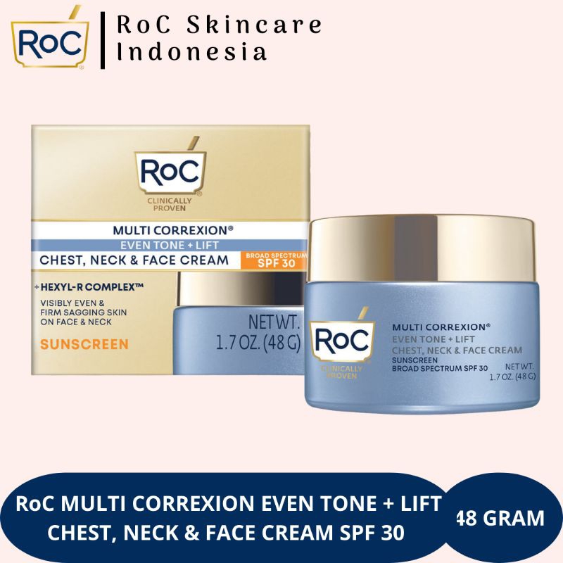 Jual RoC Multi Correxion Even Tone + Lift Chest, Neck & Face Cream ...