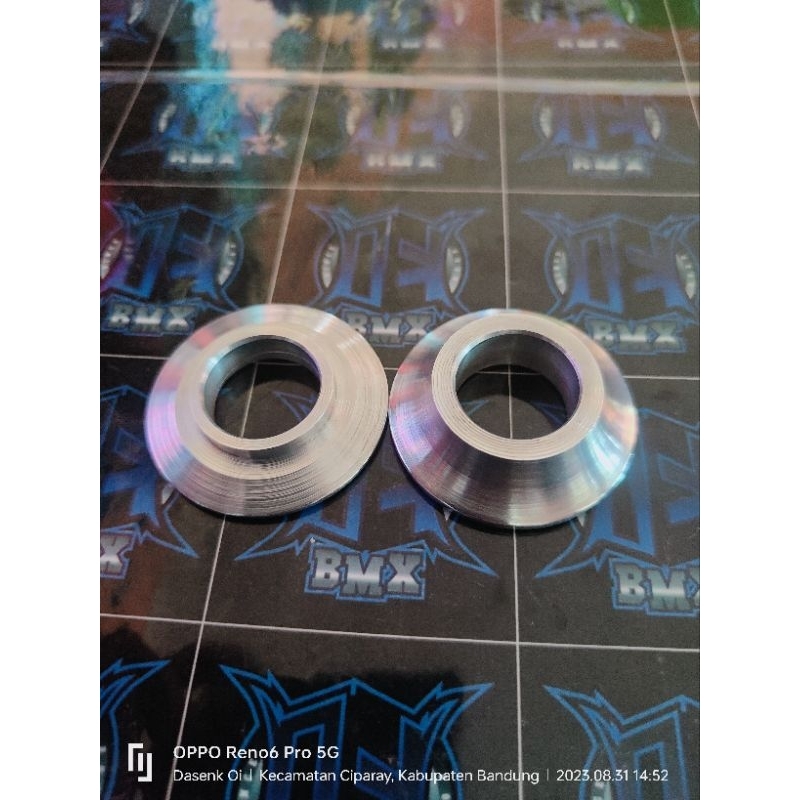 Jual cup bb mid bmx as spindle 19mm ring spacer | Shopee Indonesia
