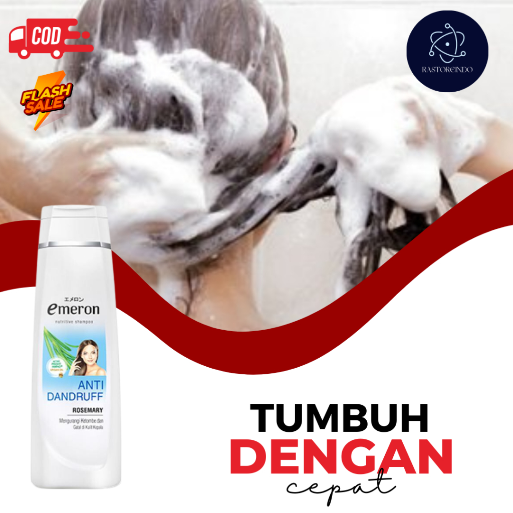 Jual Shampoo emeron putih anti dandruff tumbuh dengan cepat menghitam ...
