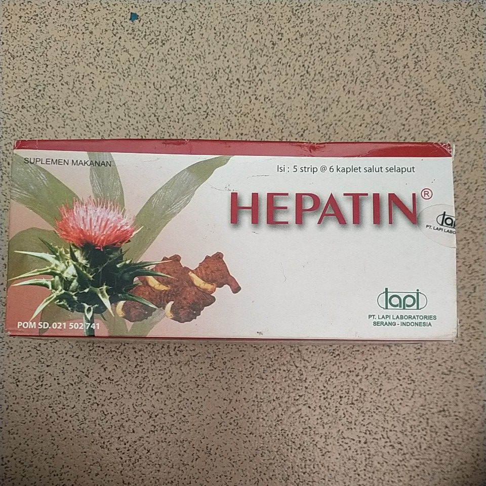 Jual Hepatin isi 6 kaplet salut selaput | Shopee Indonesia