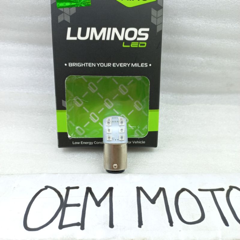 Jual Lampu Bohlam Stop Lamp 12 titik led Luminos NINE Luximos | Shopee ...