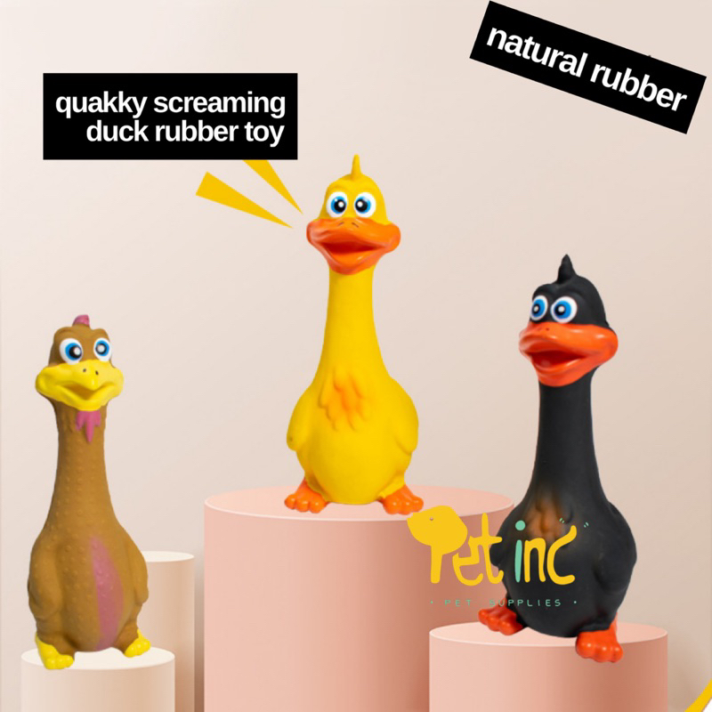 Jual Quakky screaming rubber duck toy | Shopee Indonesia