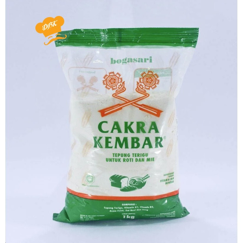 Jual Tepung Terigu Cakra 1 kg protein tinggi Ekonomis transparant ps ...