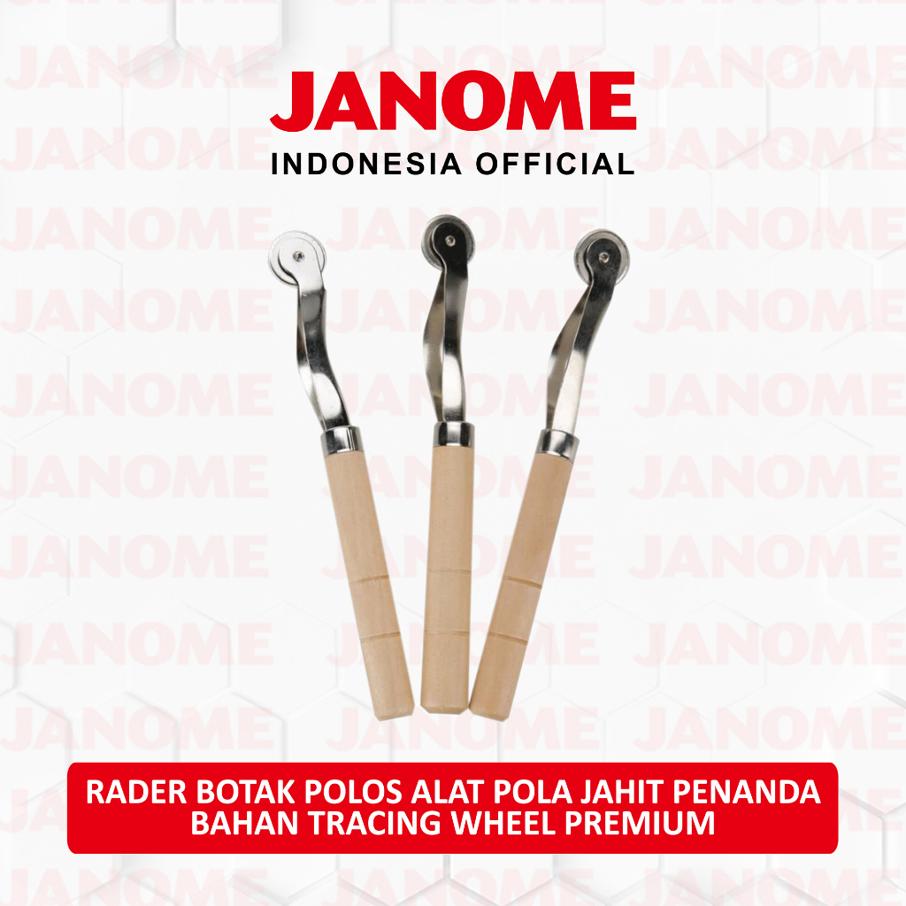 Jual Rader Botak/Gundul/Polos - Alat Pola Jahit Penanda Bahan - Blunt ...