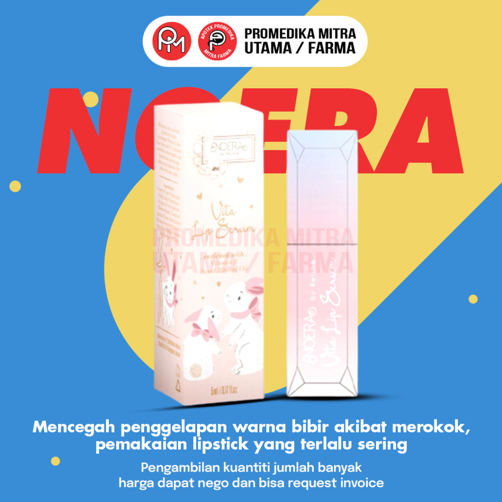 Jual Noera Vita Lip Serum - Lip Gel - Vita Lip Serum | Shopee Indonesia