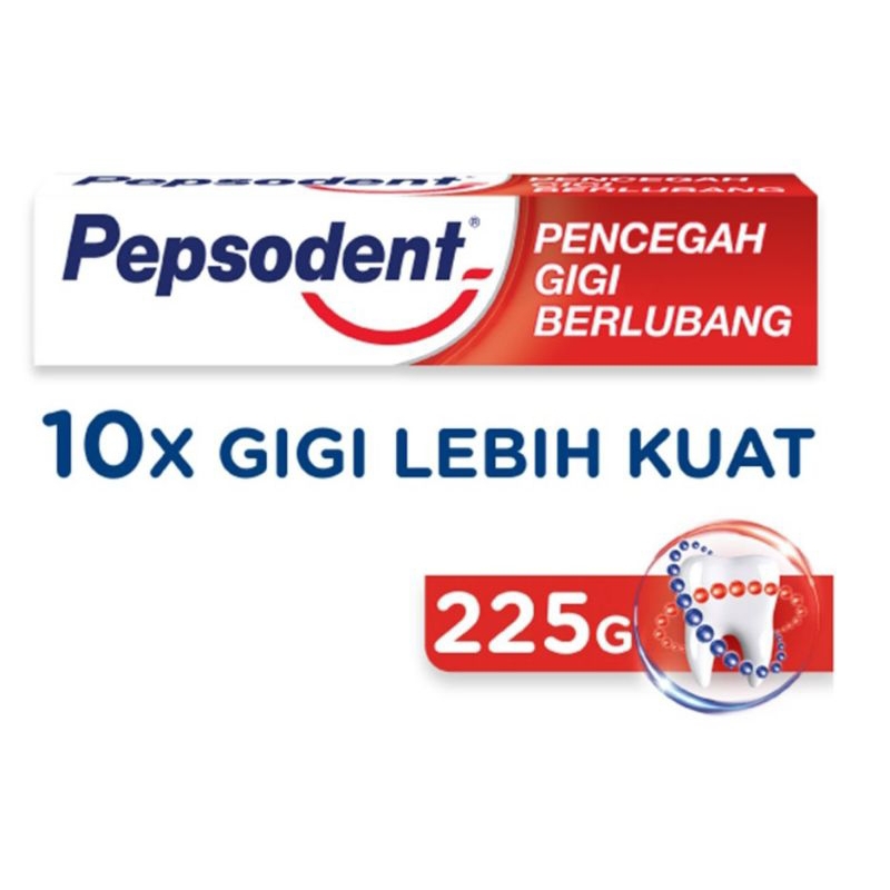 Jual Pepsodent 225g pasta gigi kemasan besar | Shopee Indonesia