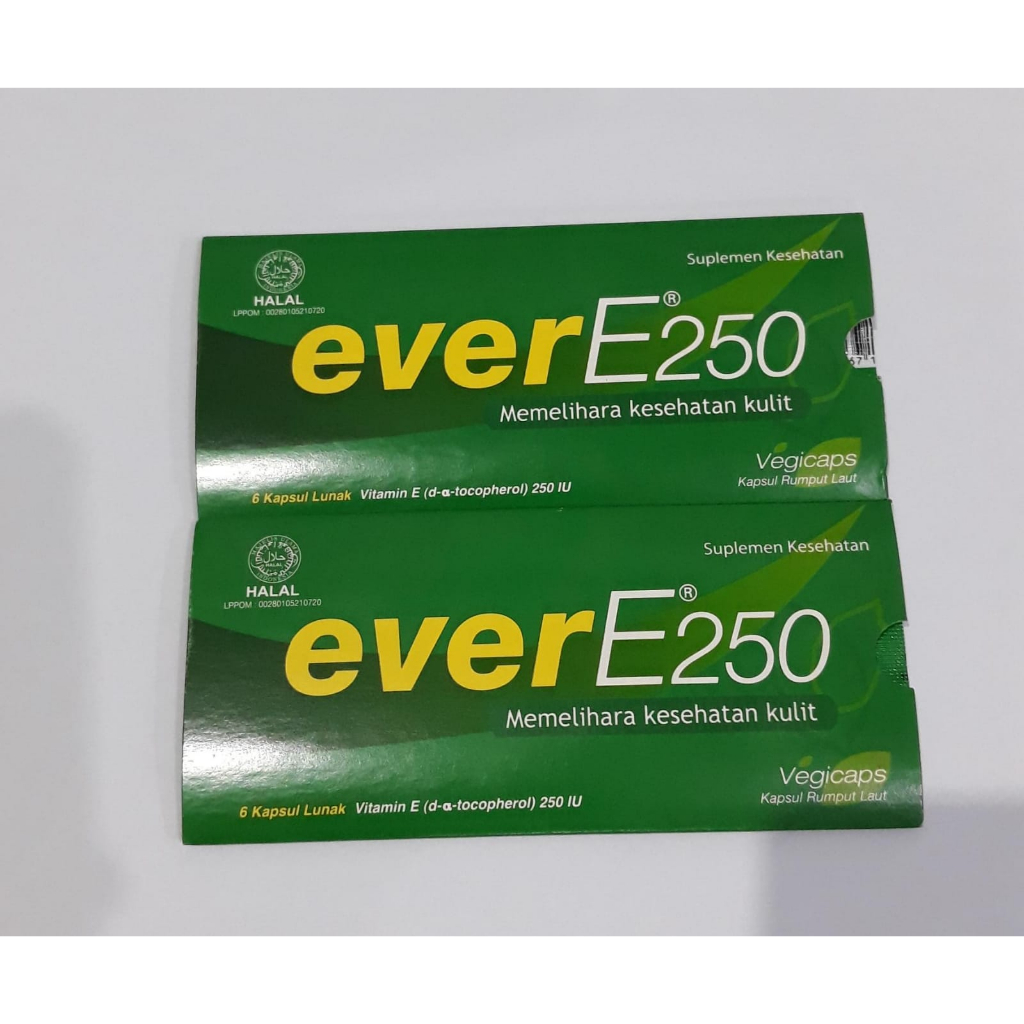 Jual EVER E 250 IU ISI 12 CAPSUL LUNAK (Harga 2 Stip x 6 Kapsul ...