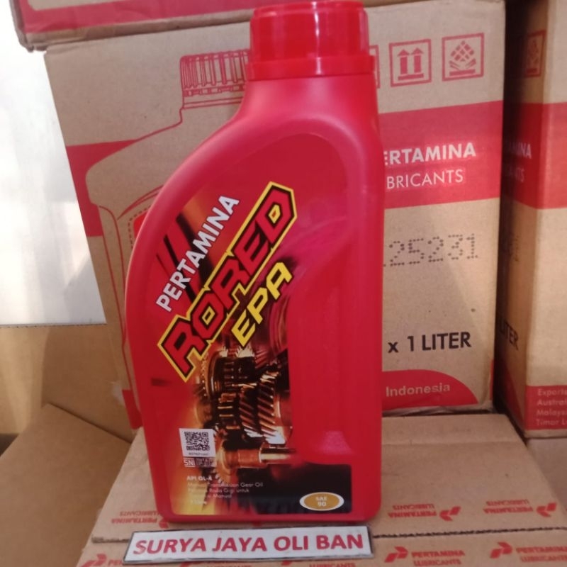 Jual Pertamina Rored EPA 90 Sae 90 Oli Gardan / Gear 1 Liter ASLI ...