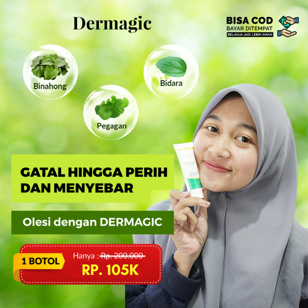 Jual Dermagic Cream Anti Gatal Selangkangan Jamur Kudis Kurap dan memudarkan bekas gatal ...