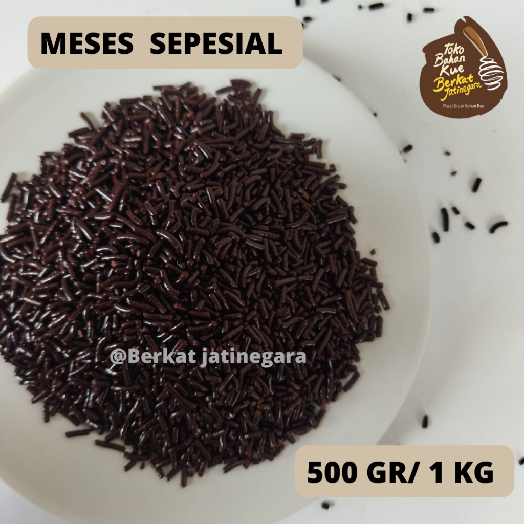 Jual MESES SPESIAL/MESES COKLAT/MESES KUE - 500 GRAM | Shopee Indonesia