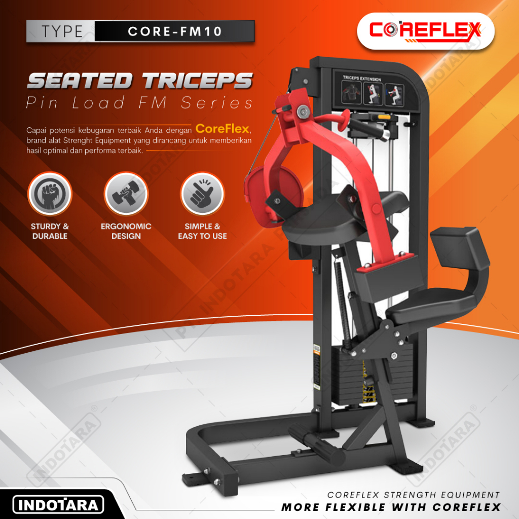 Jual Seated Triceps CORE-FM10 Alat Fitness Coreflex | Shopee Indonesia
