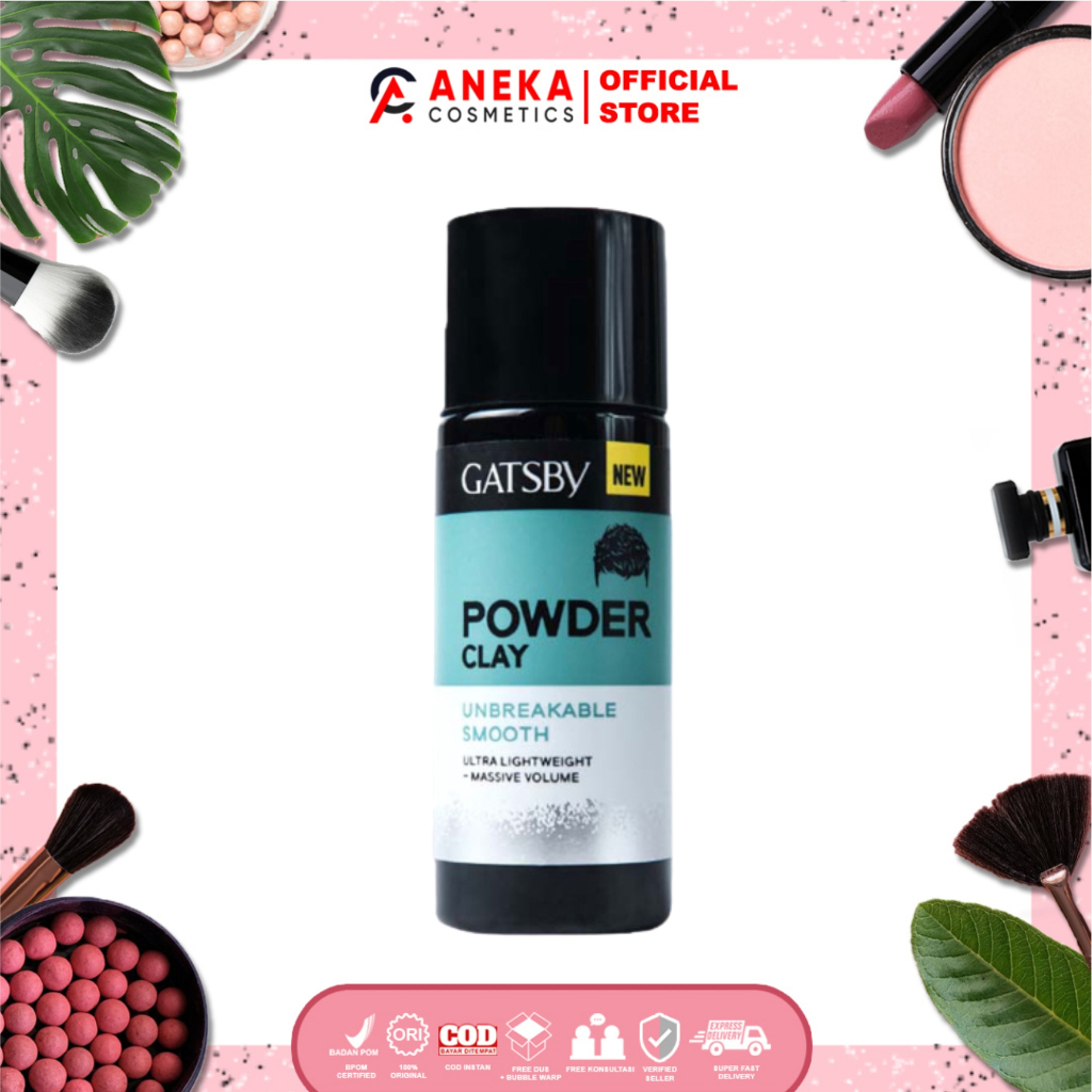 Jual GATSBY Powder Clay Unbreakable Smooth 20gr | Shopee Indonesia