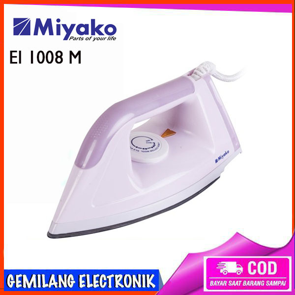 Jual Setrika Listrik Miyako El 1008 M Seterika Iron | Shopee Indonesia