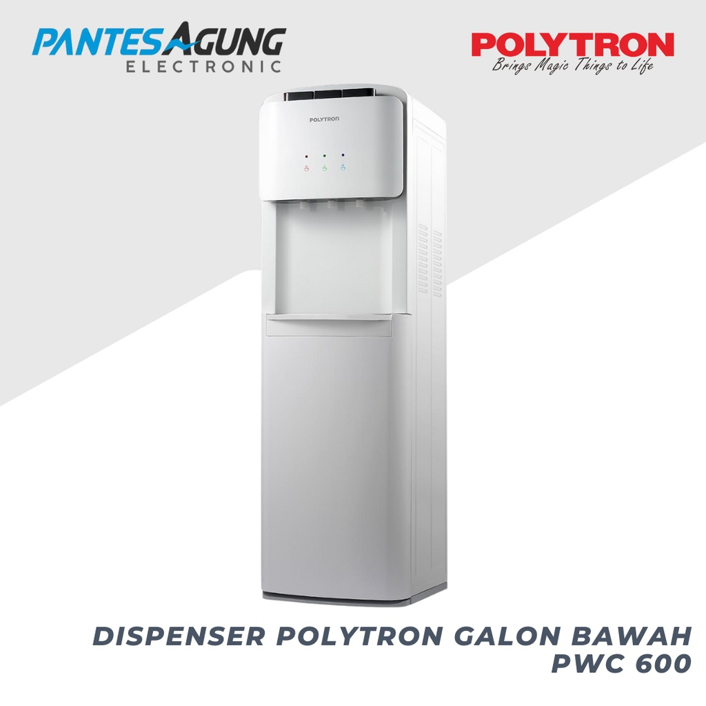 Jual DISPENSER POLYTRON GALON BAWAH PWC 600 / PWC 500 | Shopee Indonesia