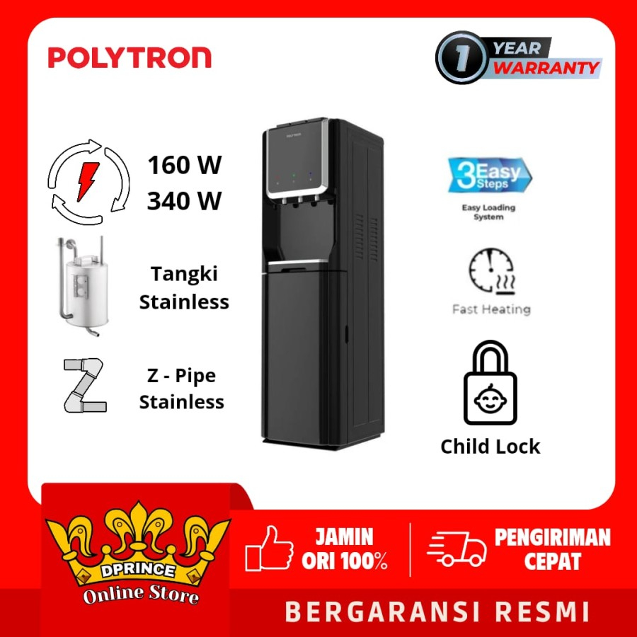 Jual POLYTRON PWC615X DISPENSER GALON BAWAH PWC 615 KOMPRESOR PS ...