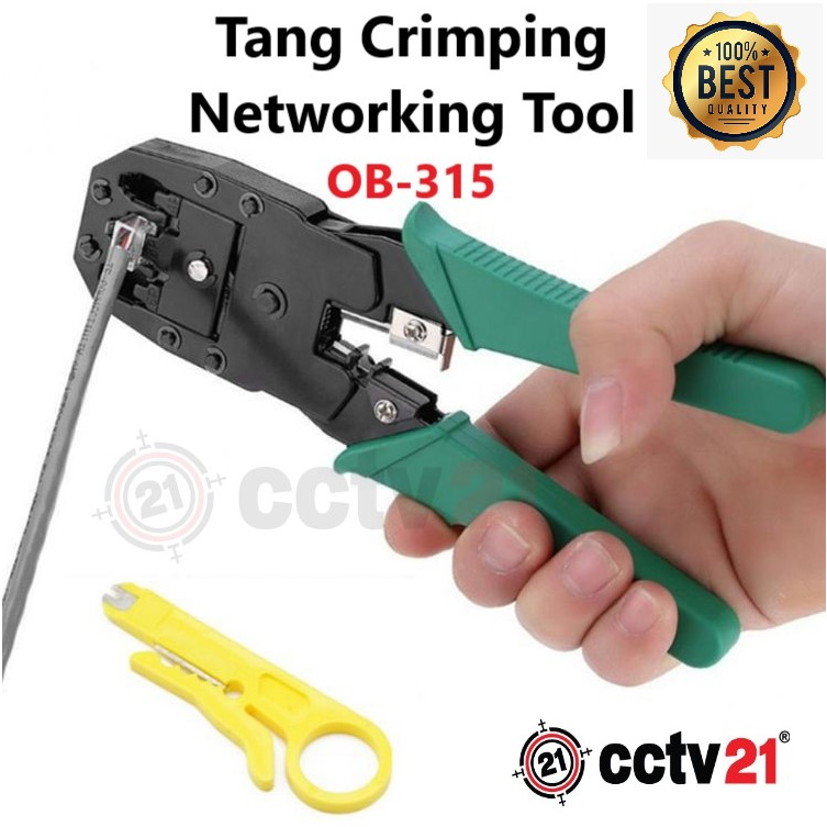 Jual Tang Crimping Networking Tool UTP LAN RJ45 OB-315 Original Best ...
