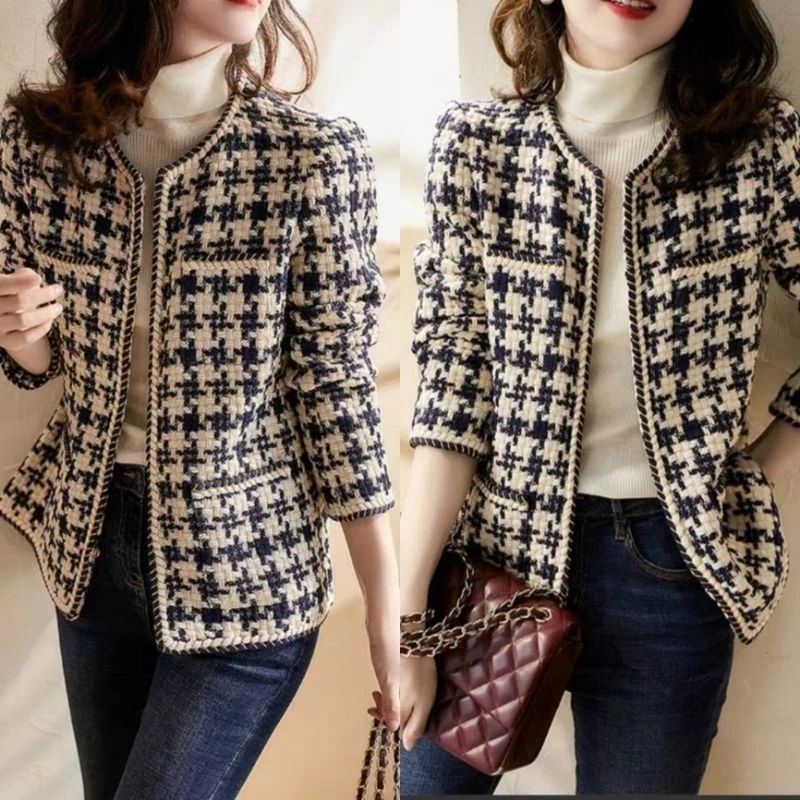 Jual blazer tweed korea | Shopee Indonesia