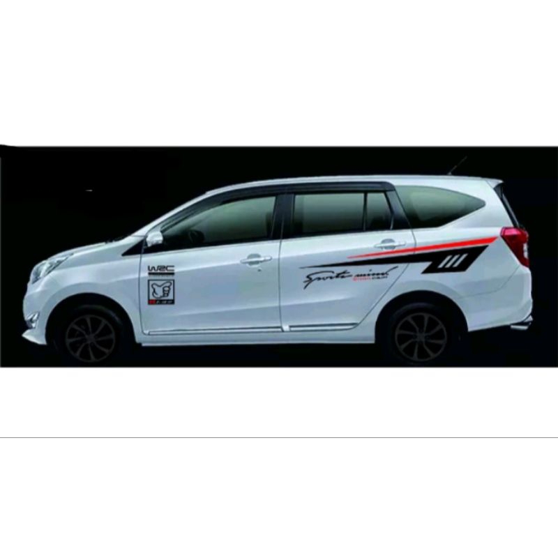 Jual Sticker Variasi Body mobil Cutting Sticker SIGRA CALYA XENIA ...