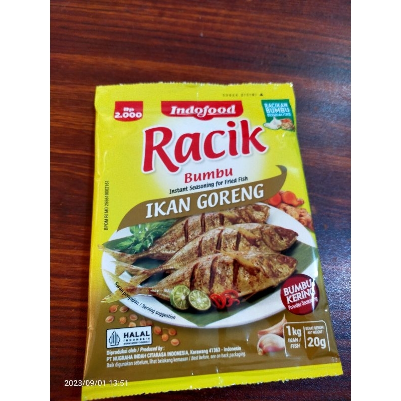Jual INDOFOOD RACIK BUMBU IKAN GORENG 20 gr | Shopee Indonesia