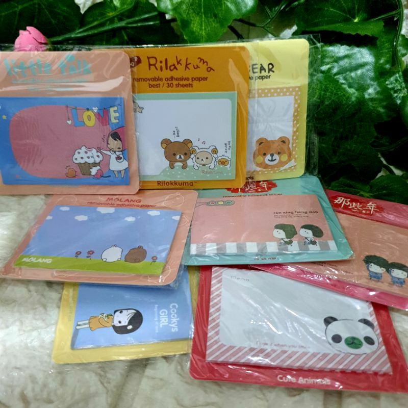 Jual sticky notes cute aesthetic | Shopee Indonesia