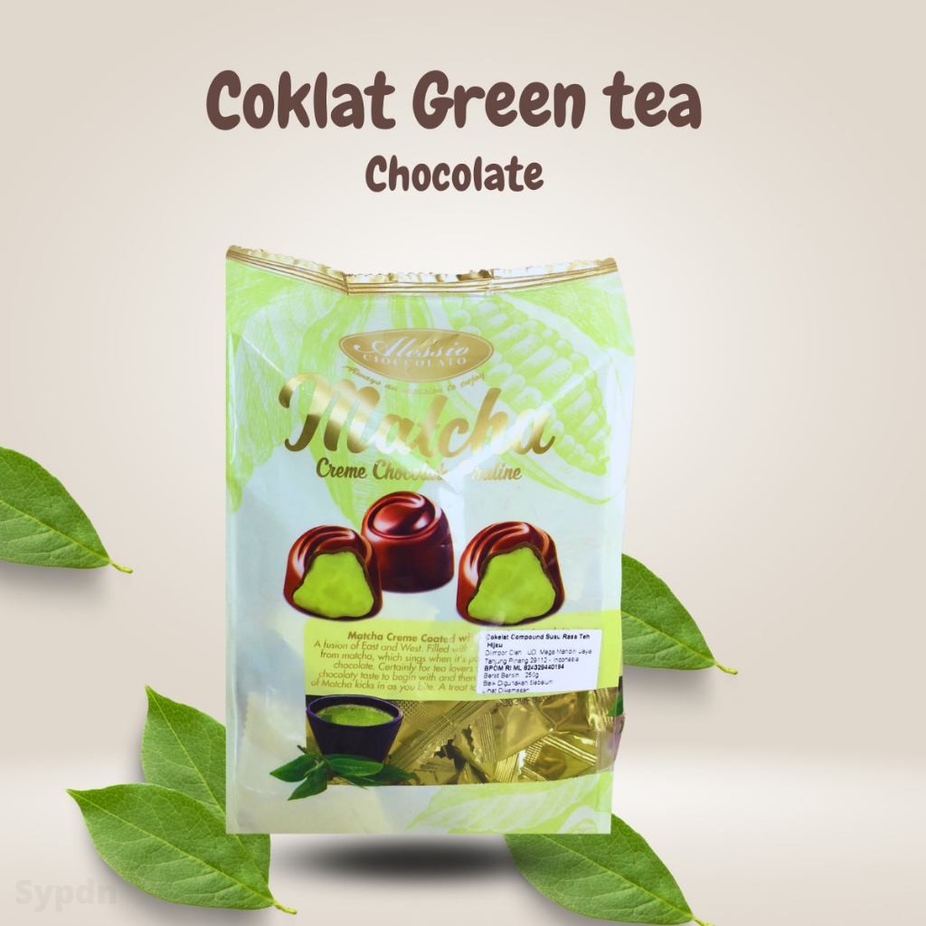 Jual Coklat Alessio Praline Matcha 250 gram - Coklat Isi Matcha ...