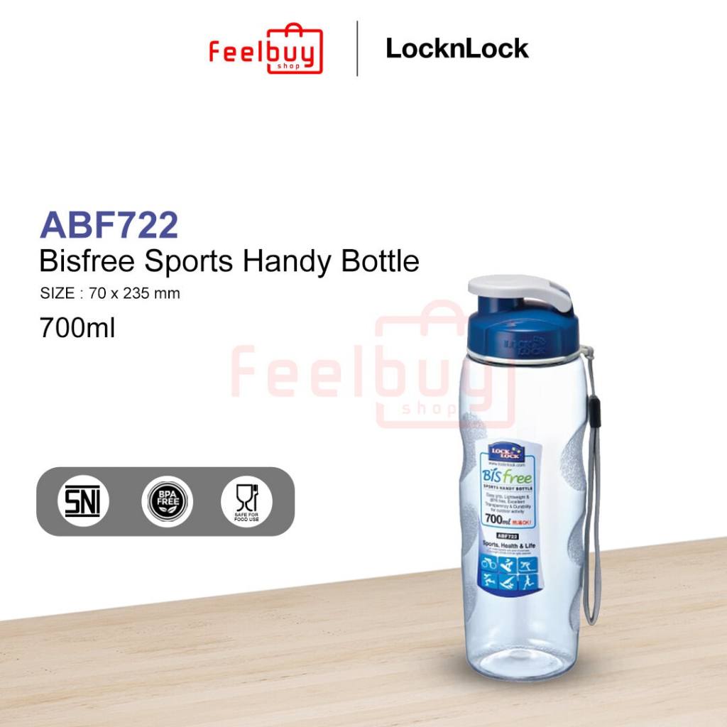 Jual LocknLock Sport Sepeda Bisfree Sports Handy Bottle 700 ML ABF722 ...