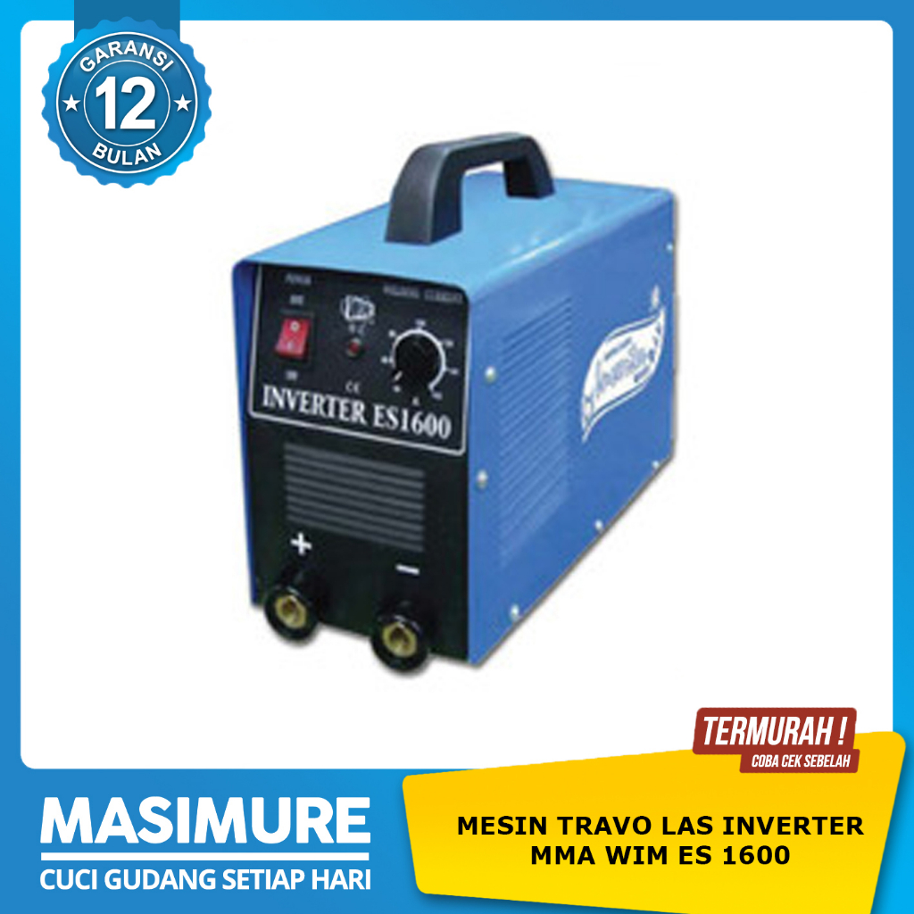 Jual WIM Mesin Las Inverter - MMA ES 1600 MC - Garansi Resmi 1 Thn | Shopee Indonesia