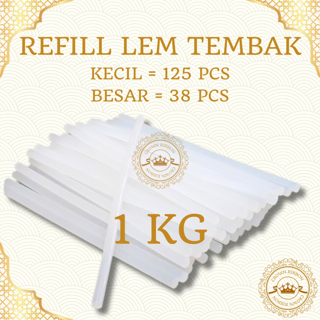 Jual [1 KG] isi lem tembak kiloan / lem bakar kiloan / glue gun refill ...