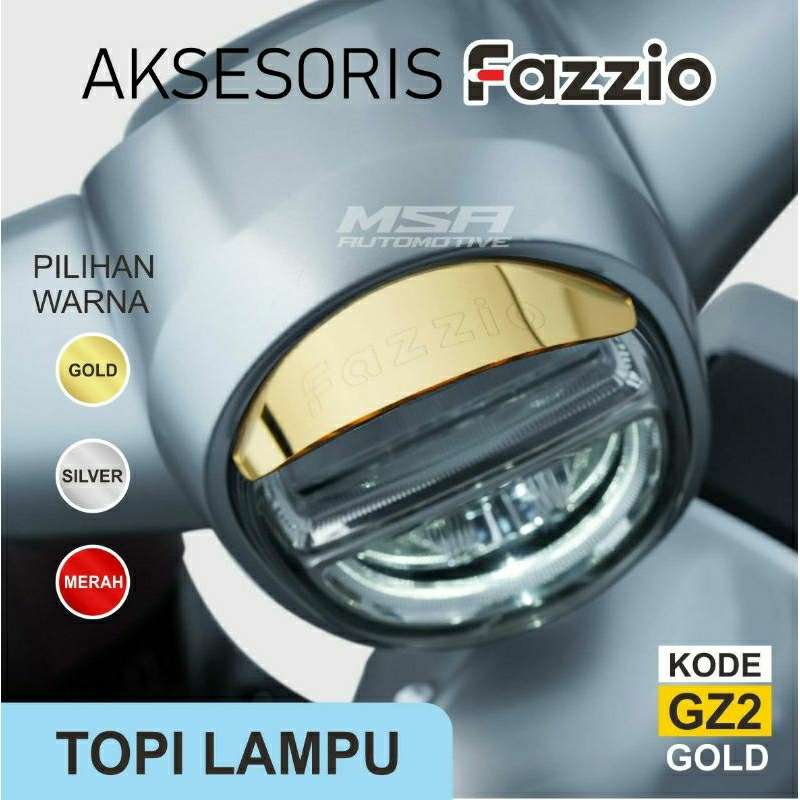 Jual Topi lampu yamaha fazzio, kanopi lampu yamaha fazzio, aksesoris ...