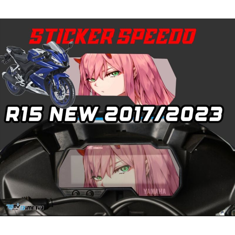 Jual Stiker Speedometer ANIME R15 NEW 2017/2023 | Shopee Indonesia