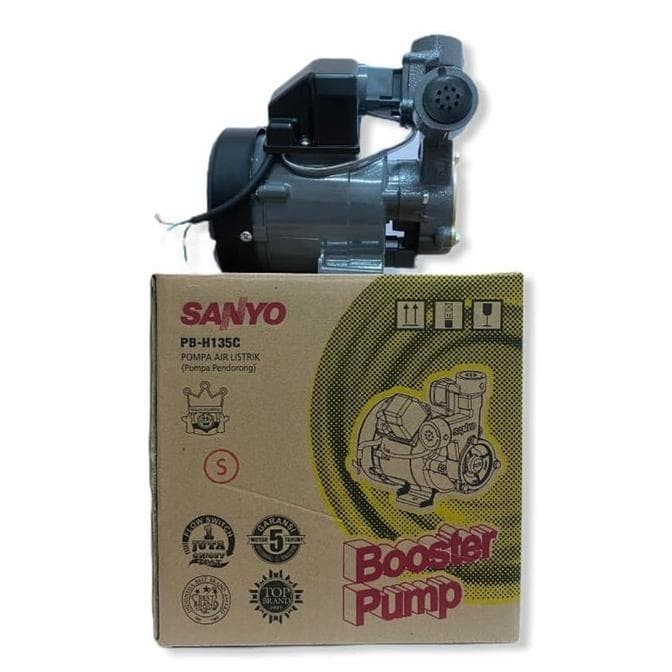 Jual Pompa dorong Shower Pelan SANYO PBH 135 D pompa air pendorong booster flow switch dorong PB ...