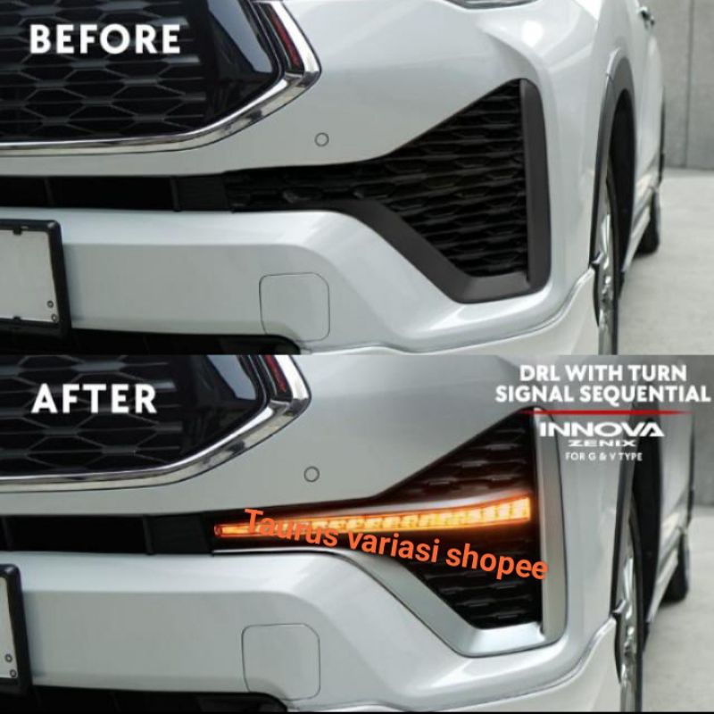 Jual Lampu DRL LED Foglamp BUMPER DEPAN INNOVA INOVA ZENIX 2023 ...