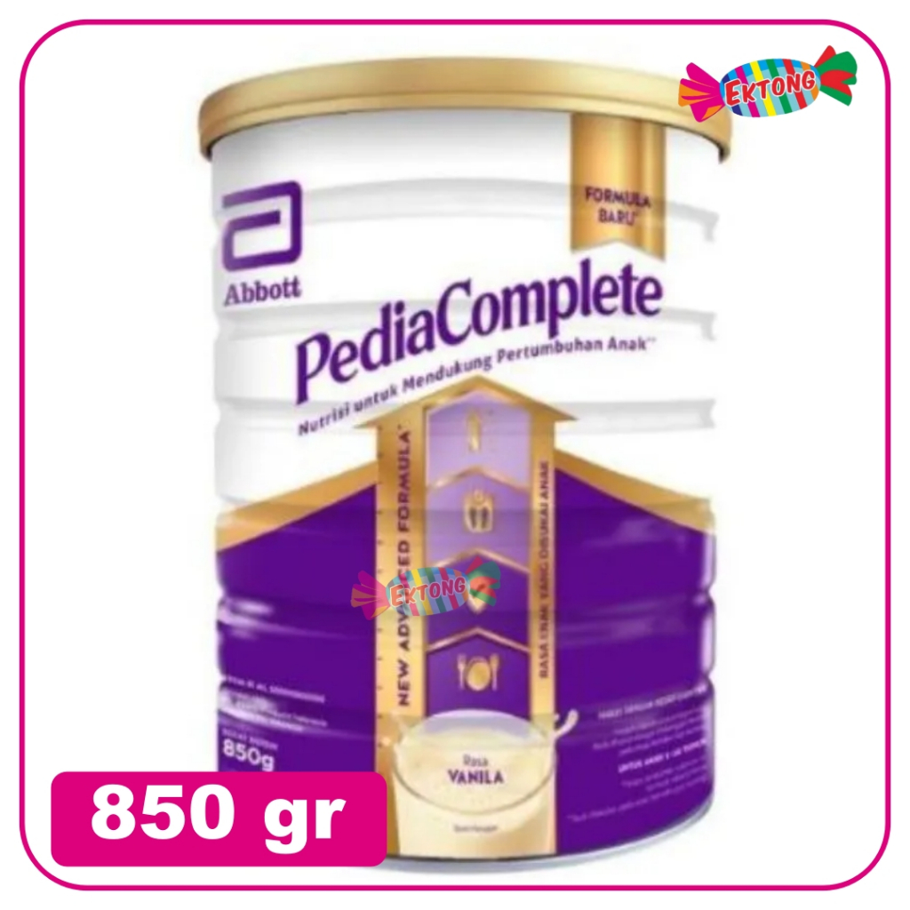 Jual PEDIASURE COMPLETE VANILA PediaComplete 850gr | Shopee Indonesia