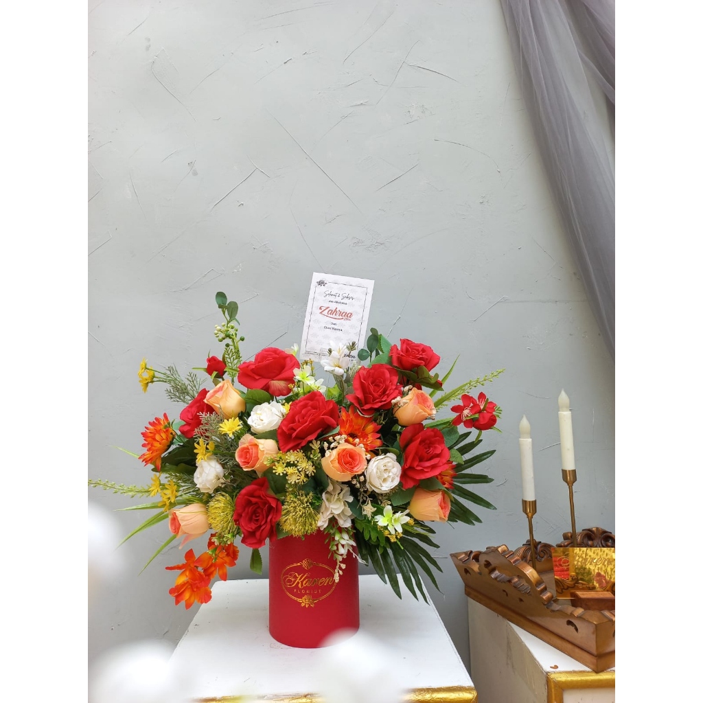 Jual VAS BUNGA/VAS ARRANGEMENT/VAS ARTIFICIAL/VAS FRESH FLOWER | Shopee ...