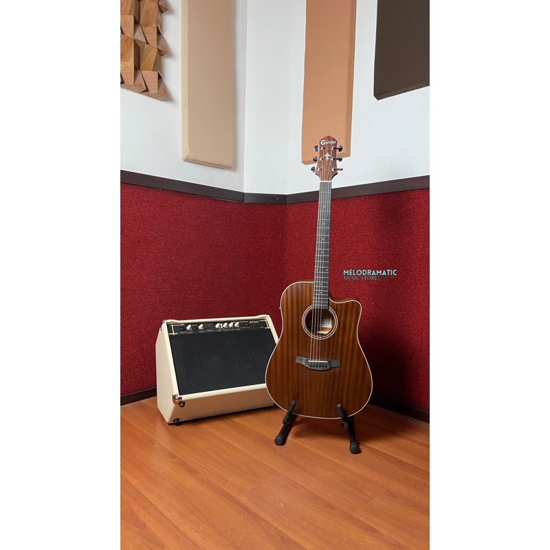 Jual GITAR AKUSTIK CRAFTER HD 100 CEMH OP/BR | Shopee Indonesia