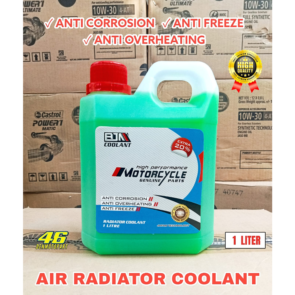 Jual AIR RADIATOR COOLANT BJM [ HIJAU ] - UNTUK SEMUA MOTOR & MOBIL ...