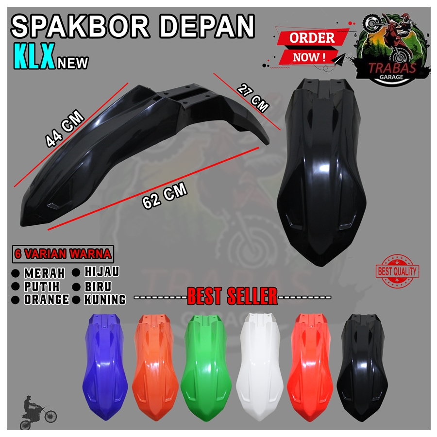 Jual SPAKBOR DEPAN KLX NEW 150 250 SPAKBOARD MOTOR CROSS TRAIL FENDER ...