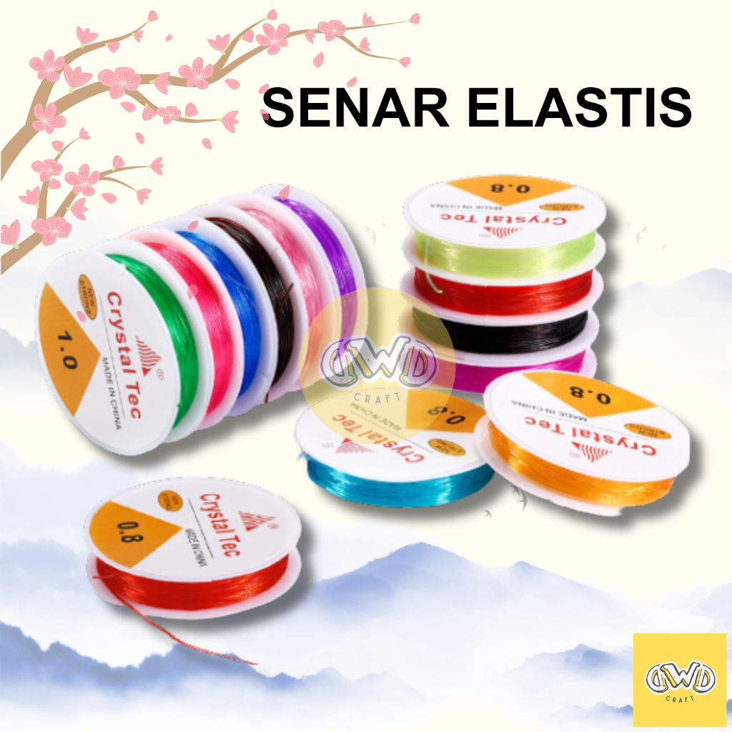 Jual Senar Elastis / Benang / Tali Karet Transparan / Nylon / Nilon ...