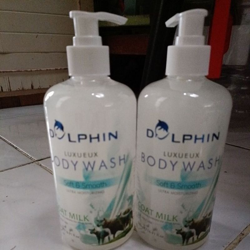 Jual sabun cair Dolphin body wash susu 500ml | Shopee Indonesia
